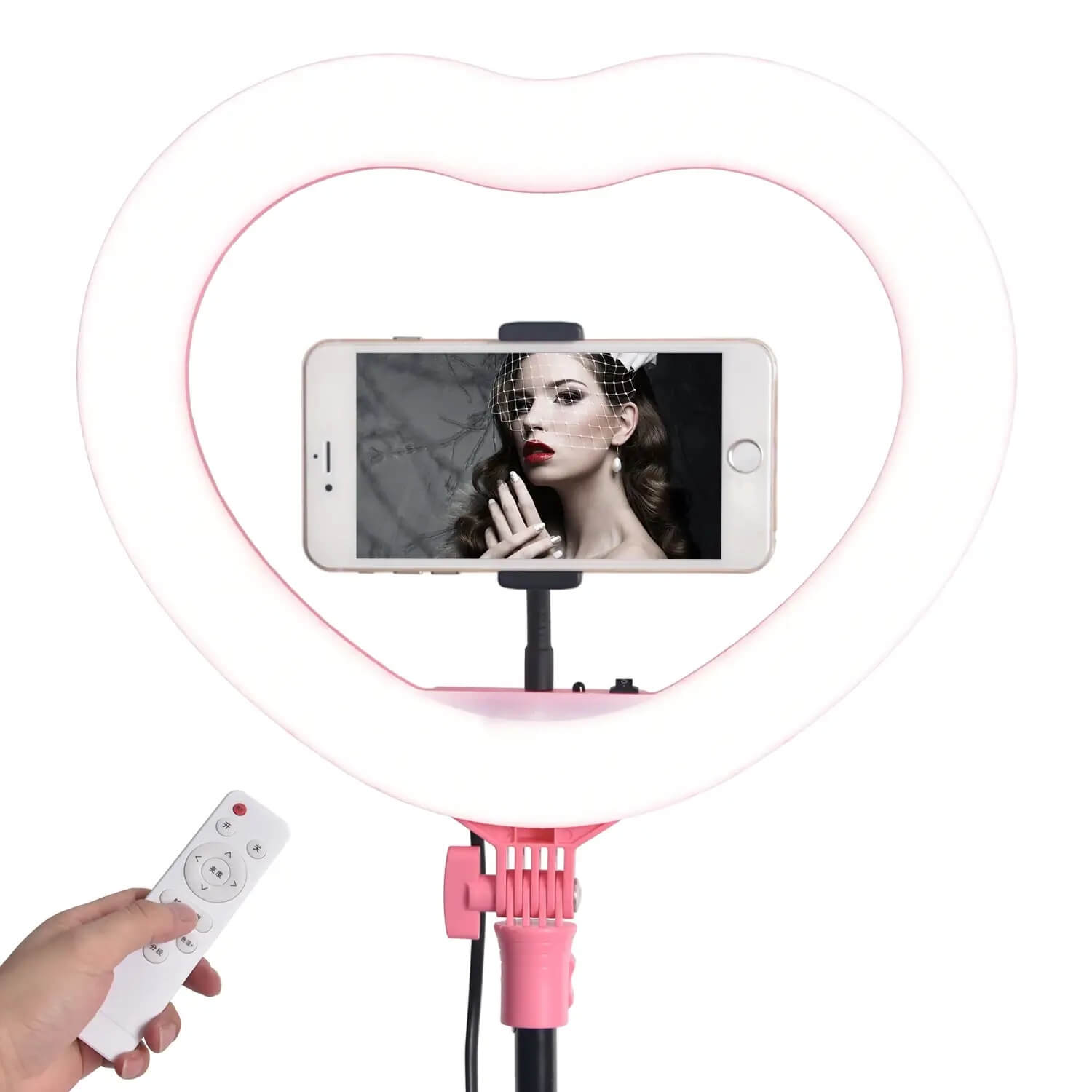 Heart Led Selfie Ring Light – Foto-General