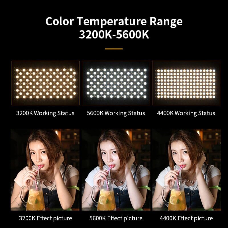 Professional Photo & Video E600 RGB & U600 LED Light Kit - Foto General